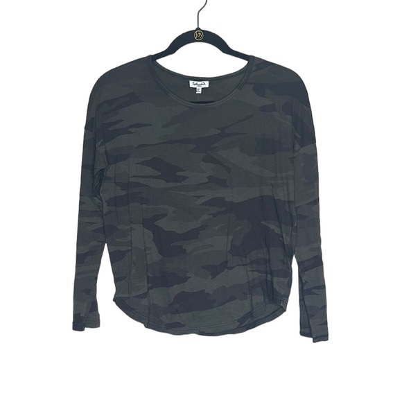 Splendid | Tops | 836splendid Camo Long Sleeve Curved Hem Top | Poshmark